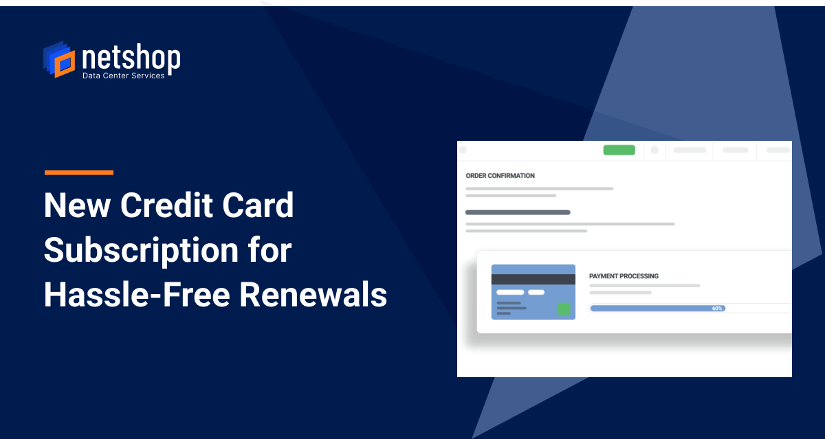 NetShop ISP Announces Credit Card Subscription for Hassle-Free Renewals ...