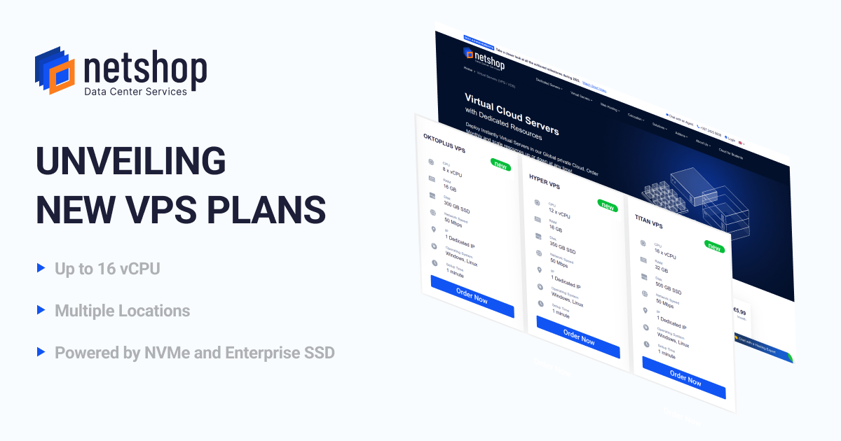 Introducing New Cutting-Edge VPS Plans: OKTAPLUS, HYPER, and TITAN Enhanced with NVMe Technology ...