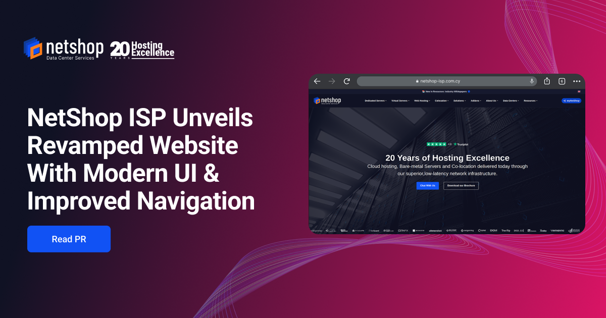 NetShop ISP Unveils Revamped Website With Modern UI & Improved Navigation · NetShop ISP
